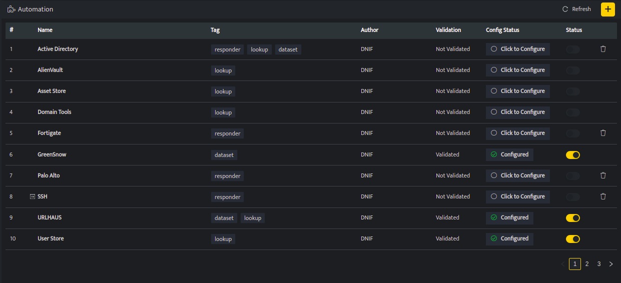 Configuring Automation - Cloud-Native SIEM, User analytics and ...