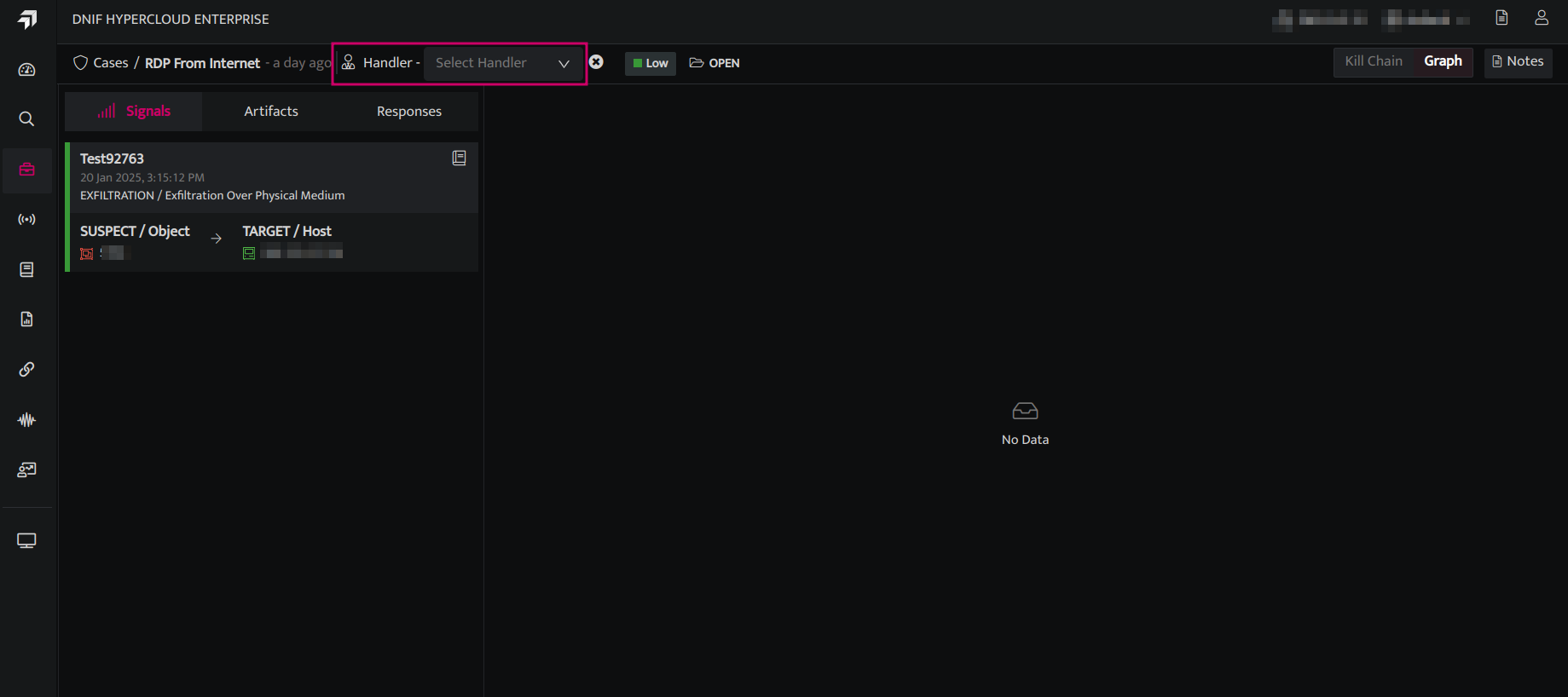 Manage Cases - Cloud-Native SIEM, User analytics and Automation | DNIF HYPERCLOUD | DNIF